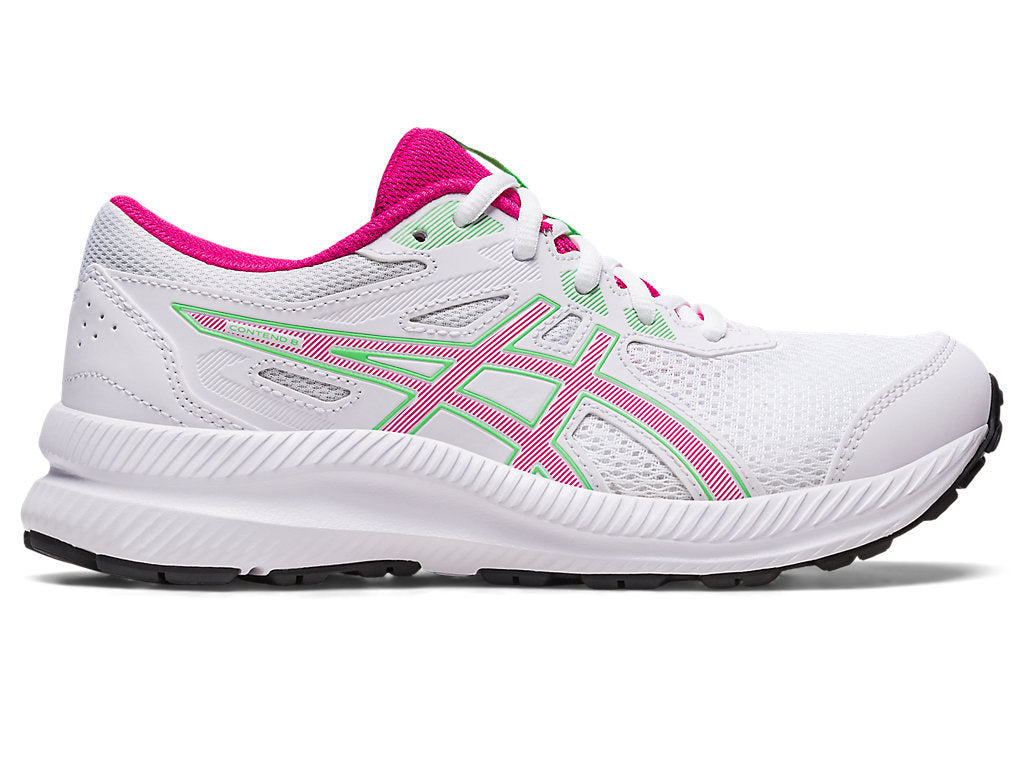 ASICS Contend 8 GS - Kids - White/Pink Rave – Just Sport