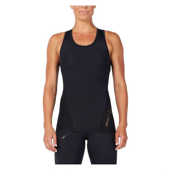 2XU MCS Cross Training Compression Top - Womens - Black/Gold – Just Sport